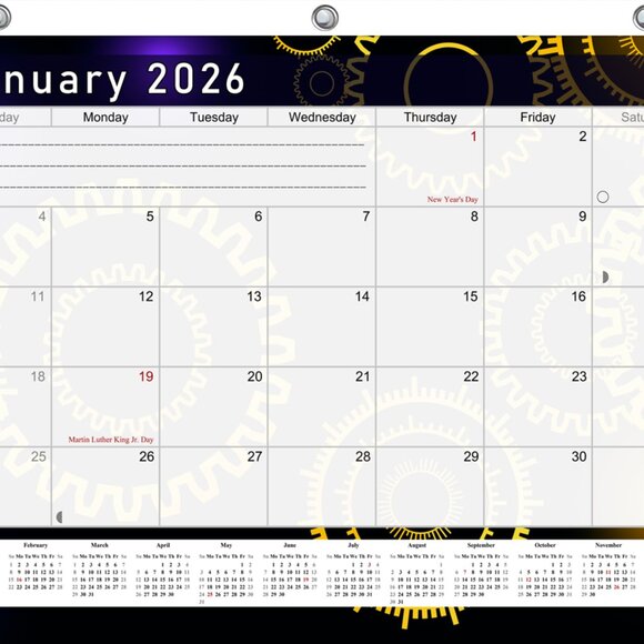 Pelican Industrial | Office | 226 Calendar 2 Months Student Calendar ...